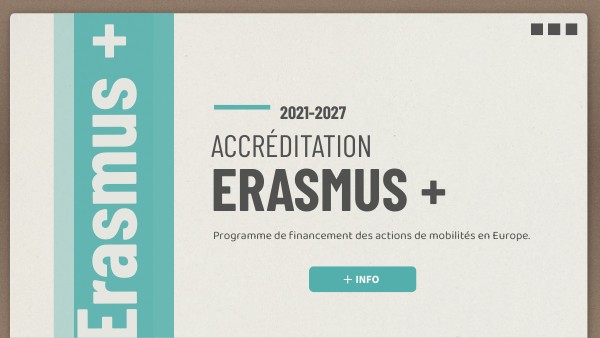 erasmus + présentation | Genially