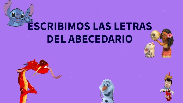 GRAFO ABECEDARIO MAYÚSCULAS | Genially