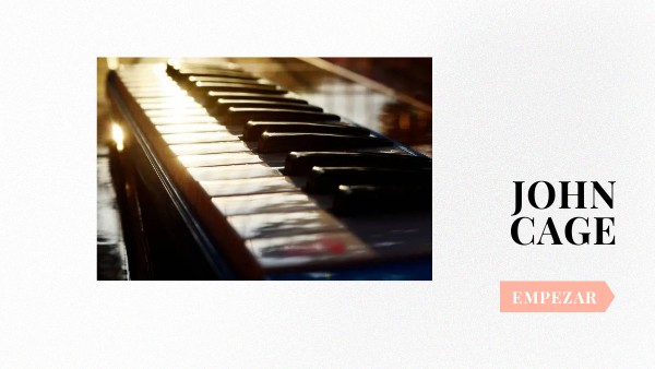 JOHN CAGE