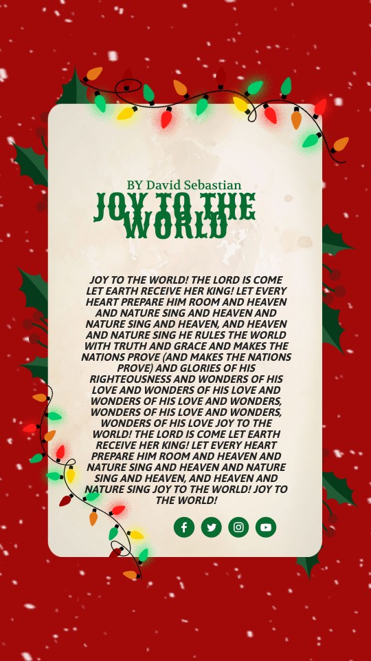 Joy to the world | Genially