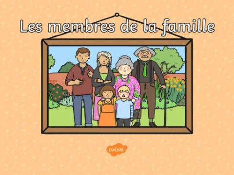 La famille flash cards | Genially