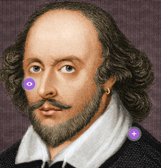 Interactive William Shakespeare image | Genially