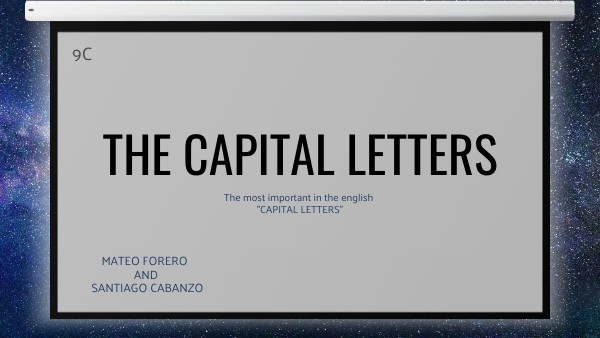 Capital Letters Presentation | Genially