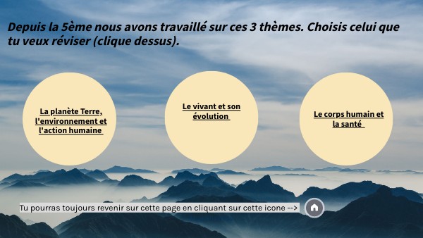 Objectif Brevet SVT | Genially