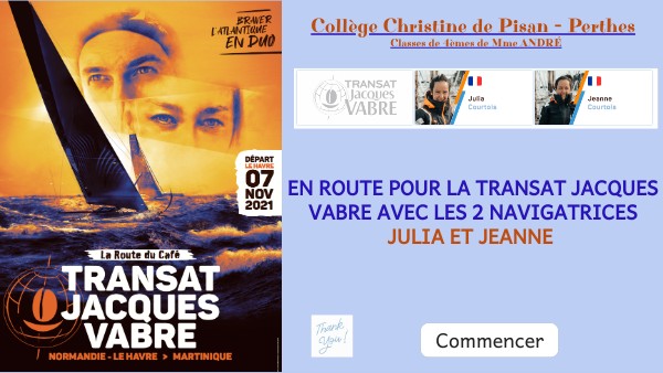 4ème - Transat Jacques Vabre 2021 | Genially