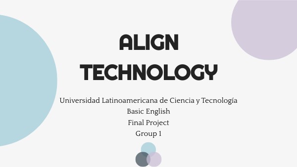 Align technology | Genially