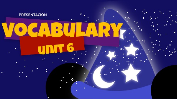 Vocabulary 6