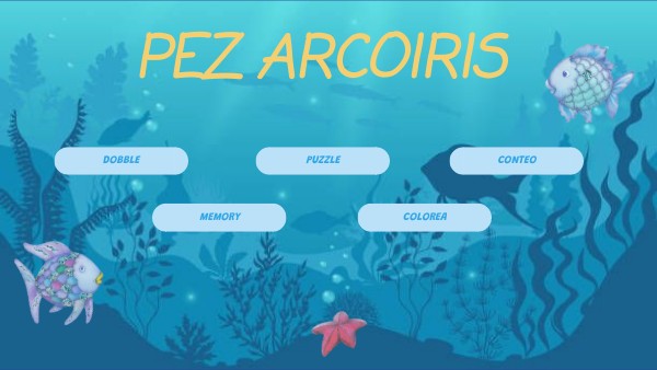 Genially pez arcoiris