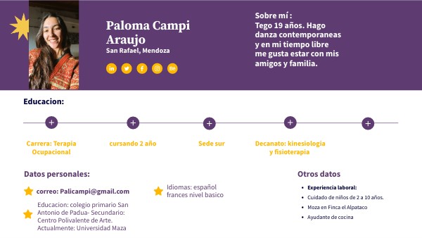 CV GENIAL | Genially