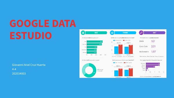 Data estudio | Genially