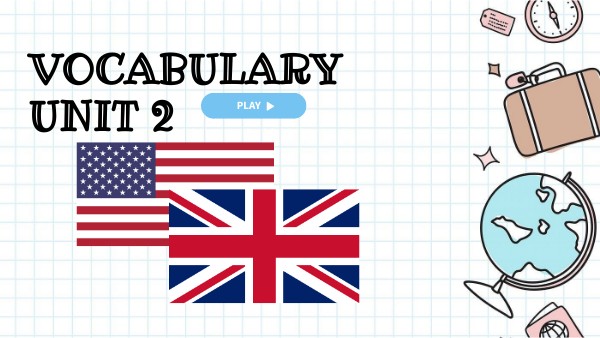Vocabulary-Unit 2