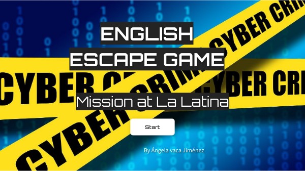 ENGLISH SCAPE GAME | Genially