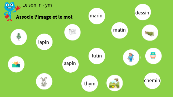 Associer mot et image Apili in-ym | Genially