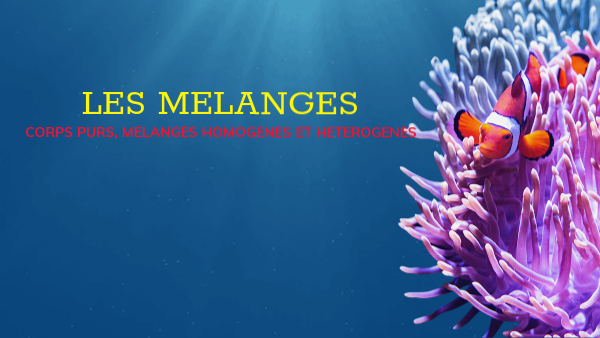 melanges 6e new | Genially