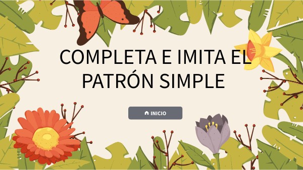 JUEGO DE PATRONES SIMPLES