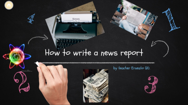 How to write a News report | Genially