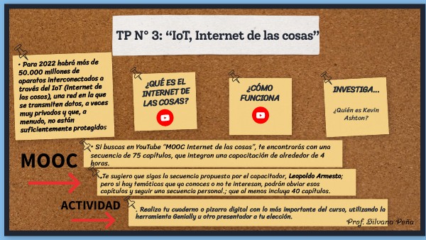 TP N° 3 - MOOC: Internet de las cosas | Genially