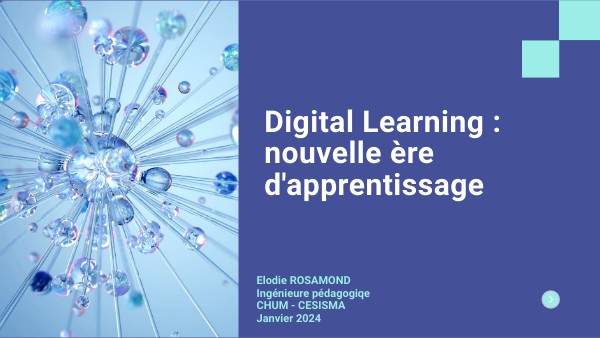 Cours EIBODE - Digital Learning | Genially