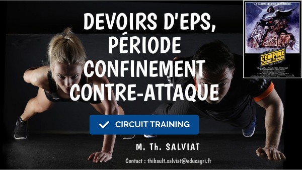 Devoirs d'EPS - circuit training période confinement | Genially