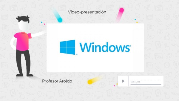 Elementos del escritorio y Menú inicio Windows 10 | Genially