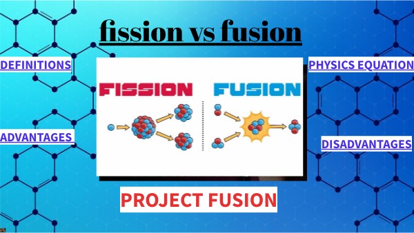 THE FISSION AND FUSION