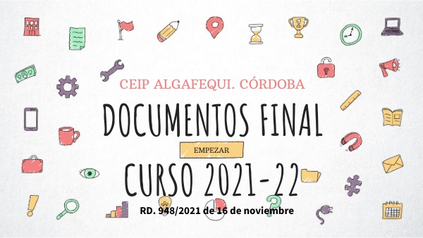 DOCUMENTOS FINALES DE CURSO | Genially