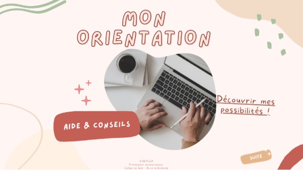 Mon orientation | Genially