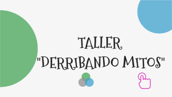 Taller "Derribando mitos" | Genially