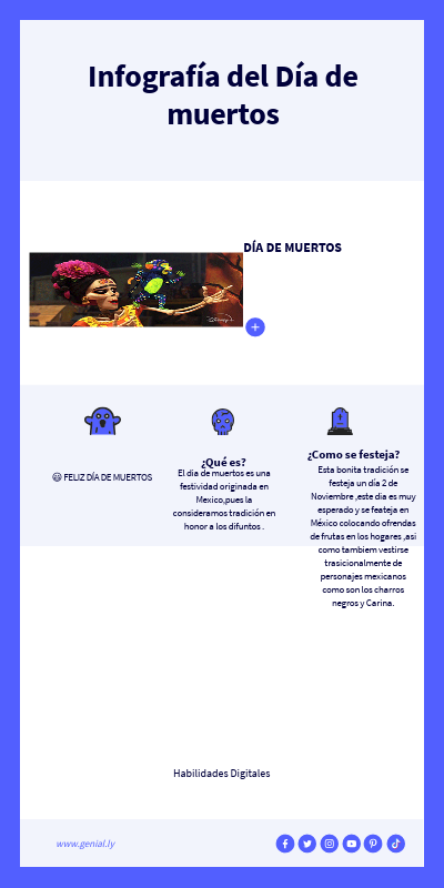 Infografía del día de muertos | Genially