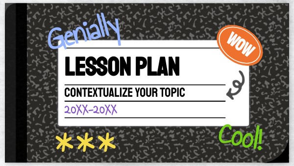 Lesson plan | Genially