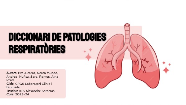 Diccionari de patologies respiratòries