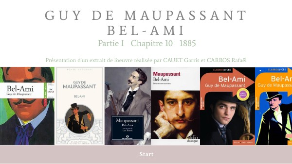 Présentation Bel-Ami | Genially