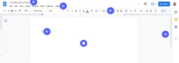 Browser - Parts of Google Docs | Genially