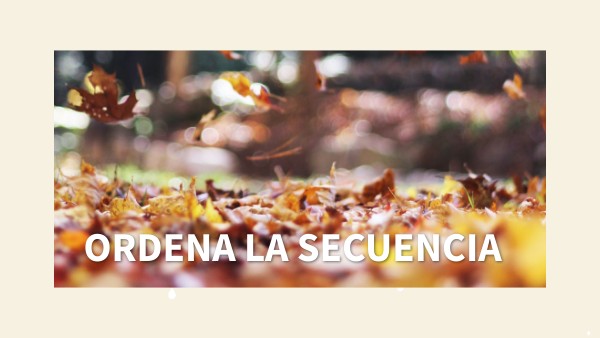 SECUENCIA ÁRBOL OTOÑO