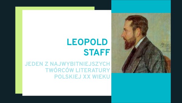 Leopold Staff | Genially