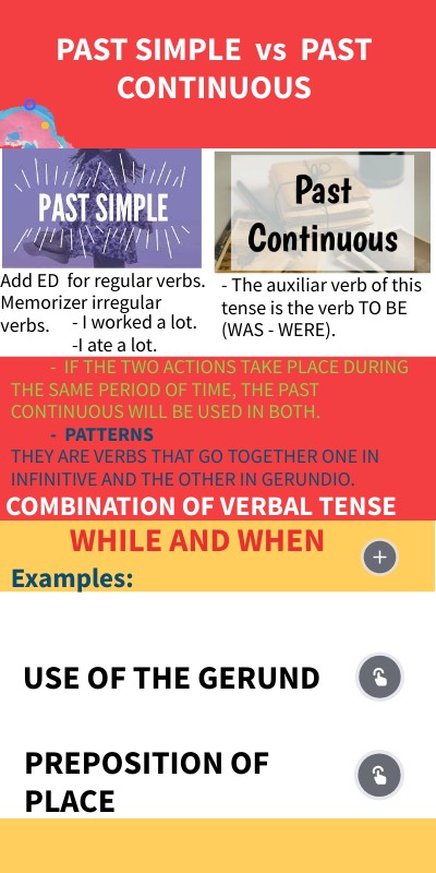 PAST SIMPLE AND PAST CONTINUOUS | Genially