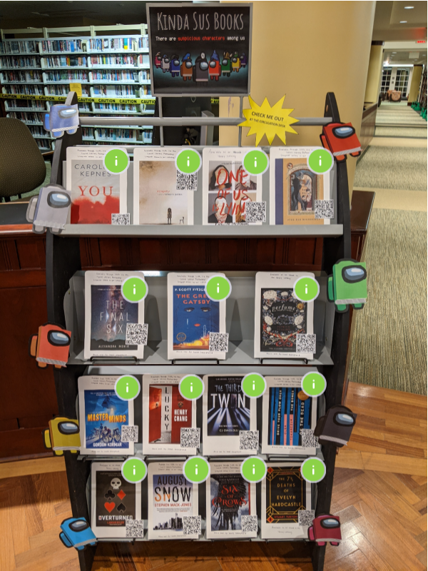 HooverLib Among Us Book Display | Genially