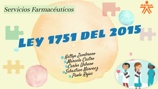Ley 1751 del 2015 📝 | Genially