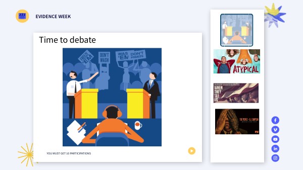series debate | Genially