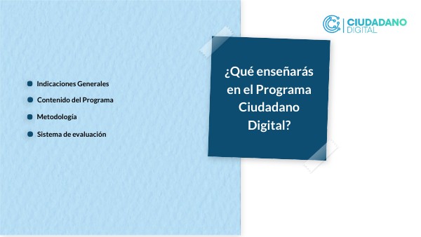 Contenidos del Programa