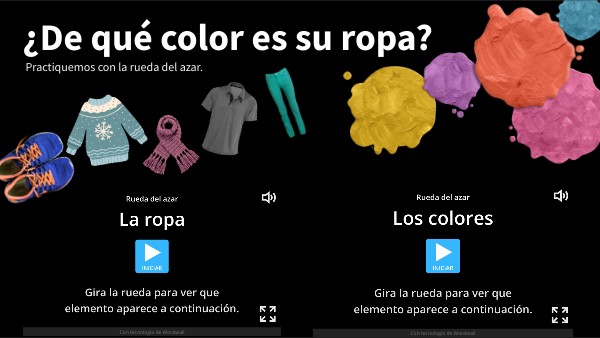 Ropa y colores | Genially