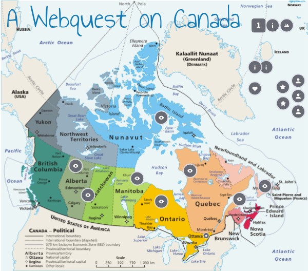 Webquest on Canada | Genially
