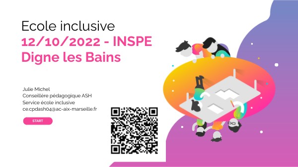Ecole incusive - INSPE 12/10/2022