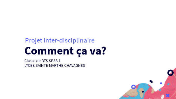 Comment ça va? | Genially