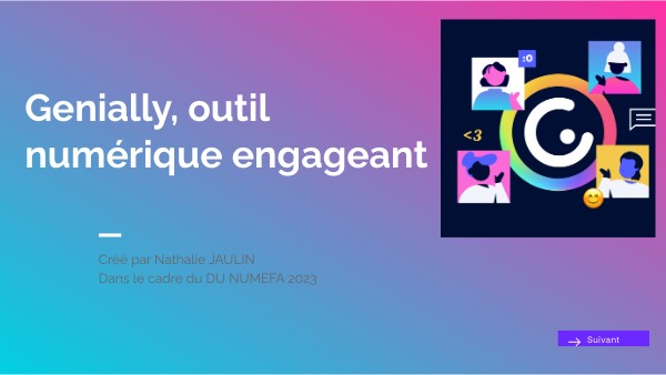 Genially, outil numérique engageant