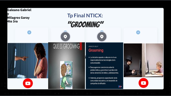 Tp final NTICX: "Grooming" | Genially