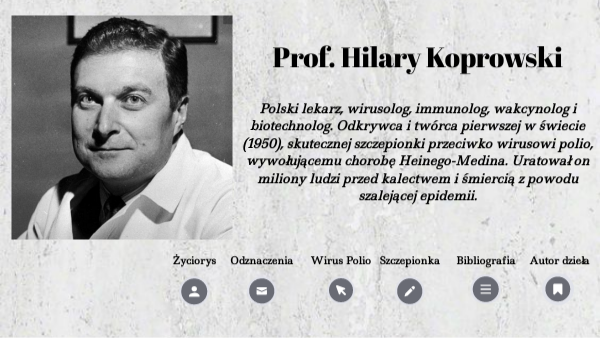 Prof. Hilary Koprowski | Genially