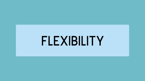 FLEXIBILITY