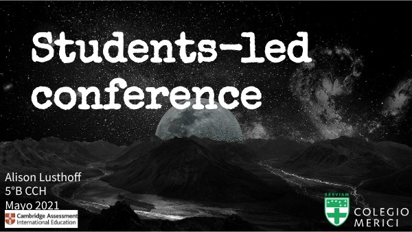 Students led-conference