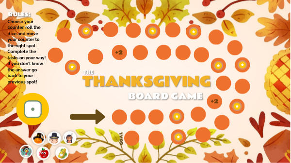 The thanksgiving board game | Genially